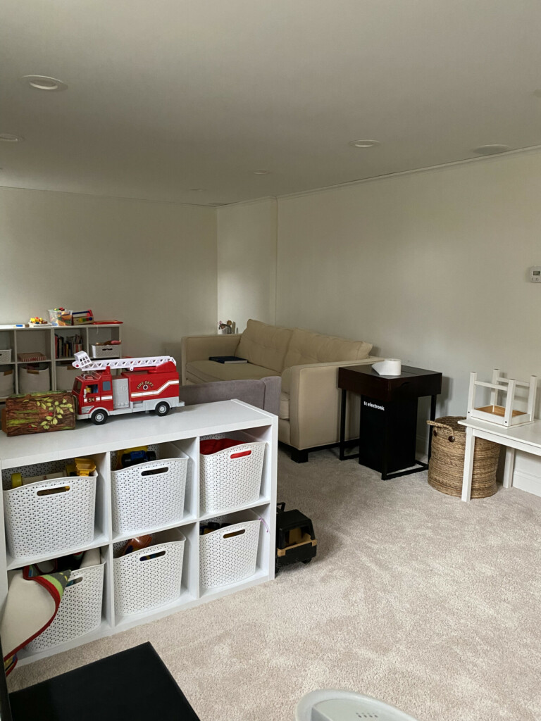 How We Transformed Our Basement Into Our Dream Family Room - Patticake ...