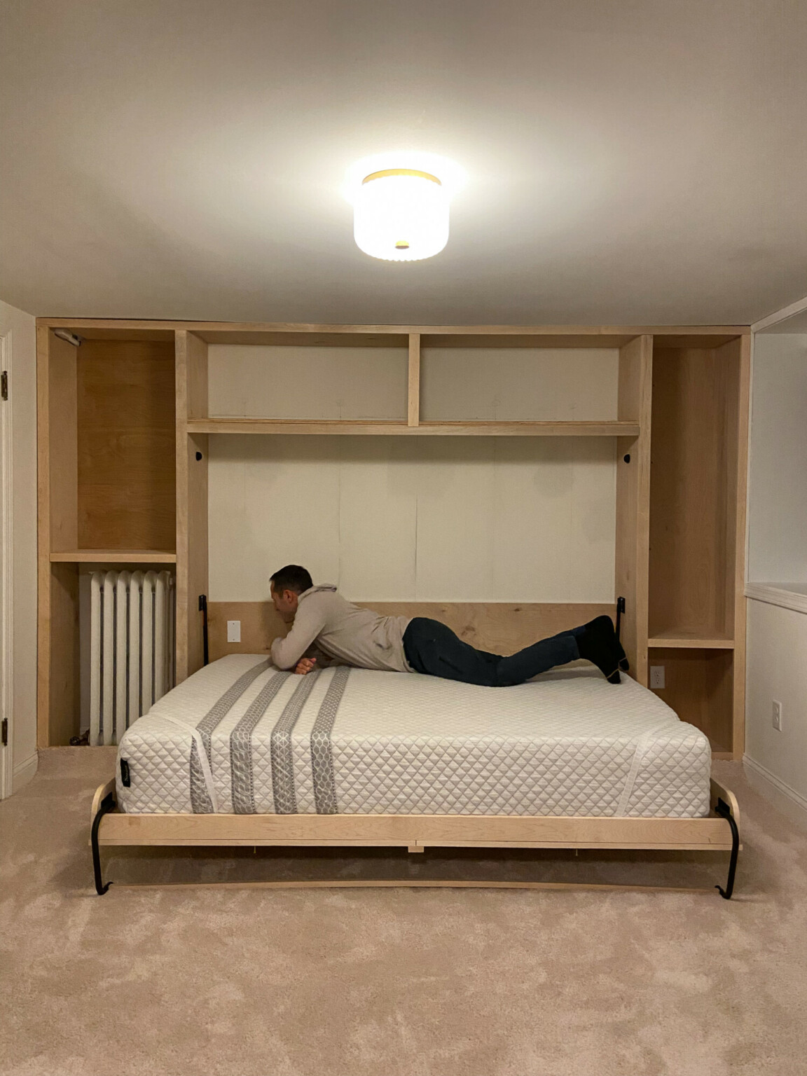 DIY Horizontal Murphy Bed for Our Guest Bedroom & Office - Patticake Wagner