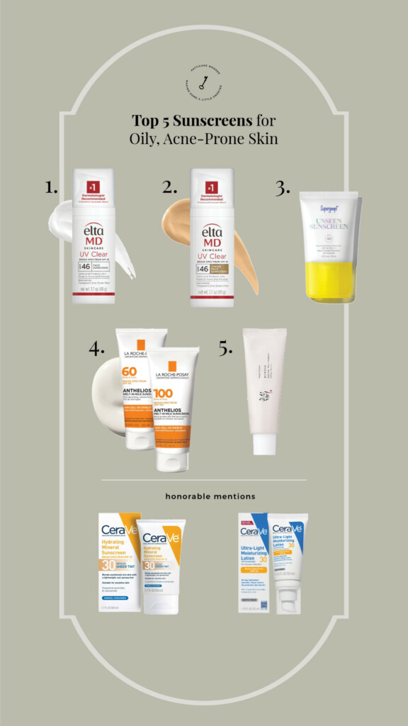 Top 5 Sunscreens for Oily, Acne-Prone Skin - Patticake Wagner